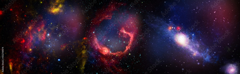 Milky way galaxy with stars and space Dark night sky full of stars. The ...