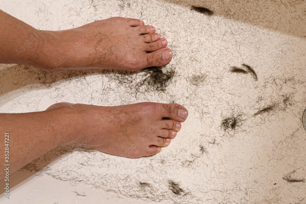 Men Shaving Legs