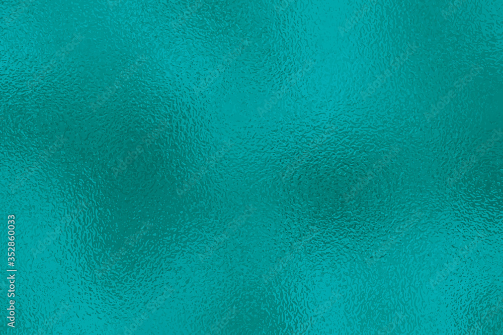 Turquoise metallic effect. Texture shine foil. Background with ...