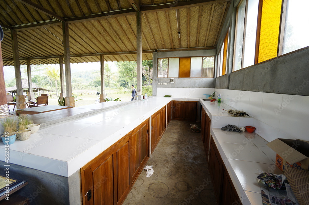 joglo traditional Javanese house in Karanganyar village, Borobudur ...