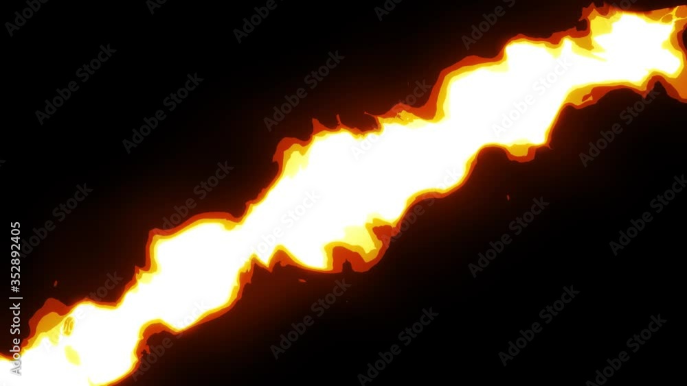 Comic Manga Fire Fx Dynamic Action Patterns/ 4k animation of a comic ...