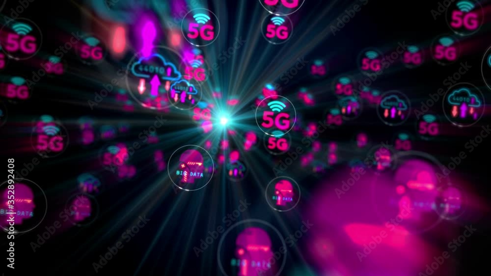Video „Futuristic technology digital background. 5G, artificial ... Video „Futuristic technology digital background. 5G, artificial ...