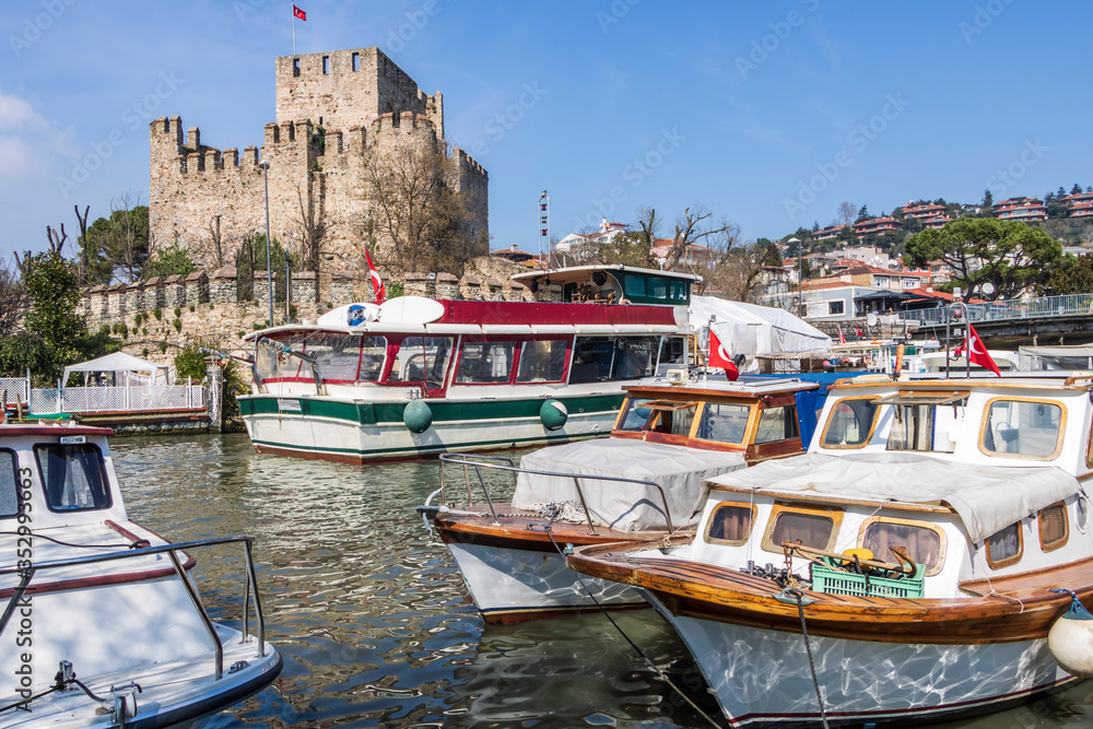 Anadoluhisari is a medieval fortress on the Anatolian side of the ...