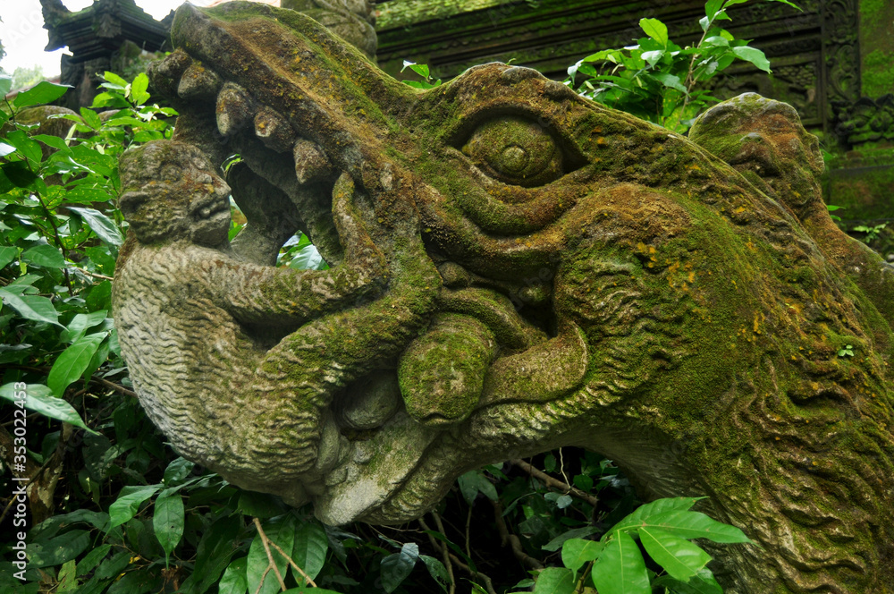 Art sculpture and carved antique deity angel god of hindu statue ...