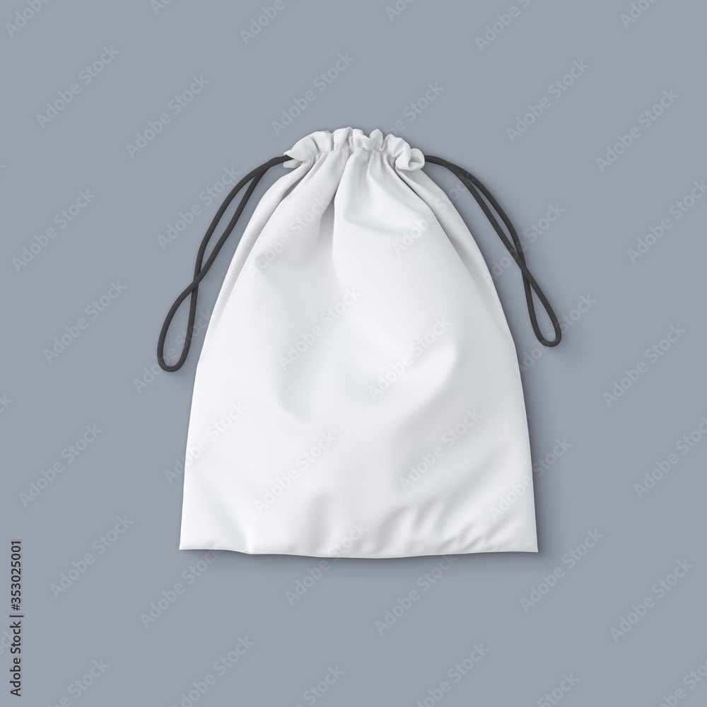 Drawstring bag mockup Stock Photo | Adobe Stock