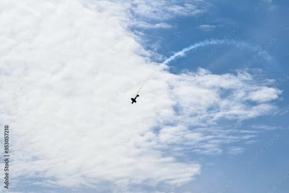 sport aircraft perform acrobatics at air shows Looping, Military ...