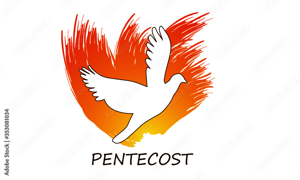 Pentecost Sunday, Come Holy Spirit, Typography for print or use as ...