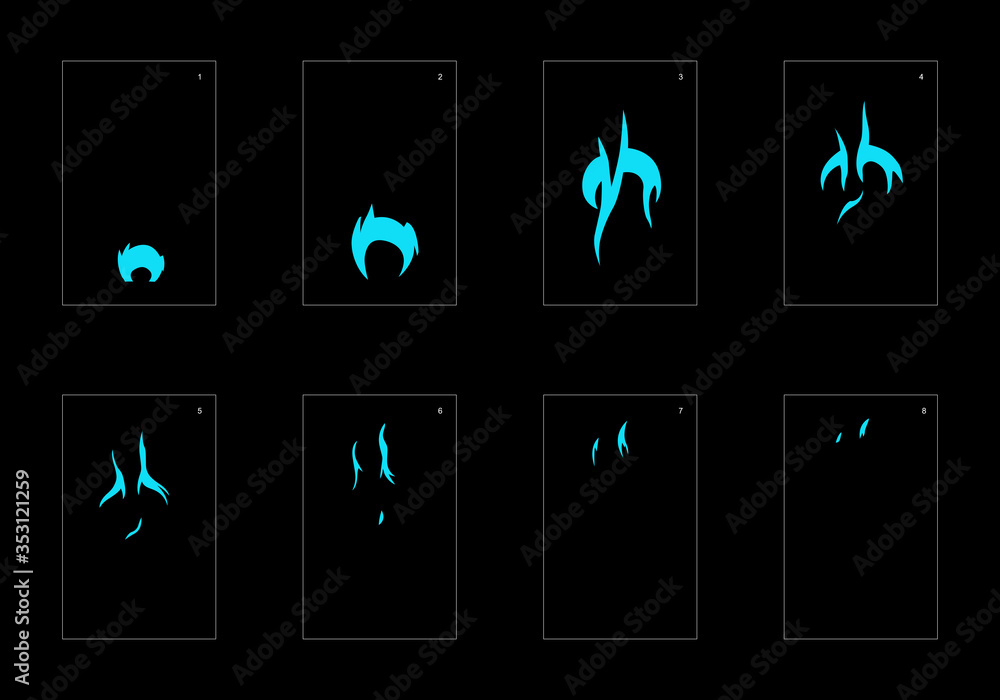 Water explosion effect. Explosion Animation effect. Animation Sprite ...