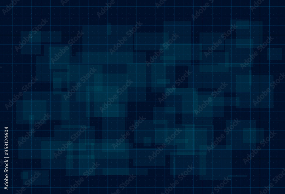 Dark Blue Grid Background
