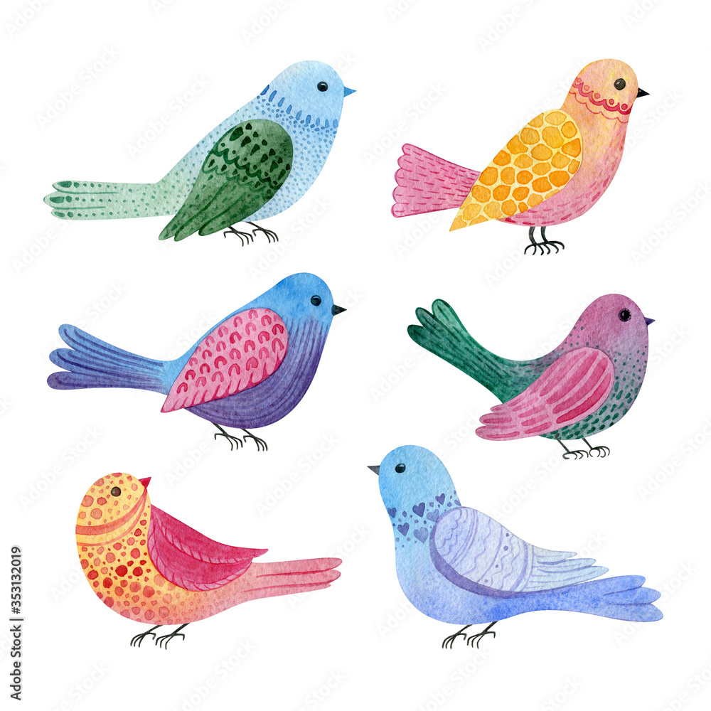 Colorful Bird Clipart