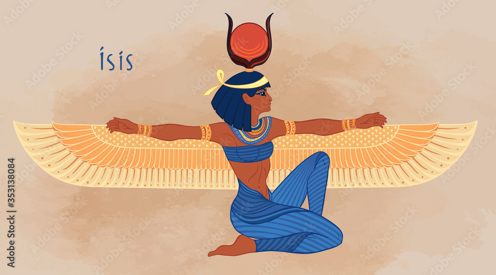 Isis, goddess of life and magic in Egyptian mythology. One of the ...