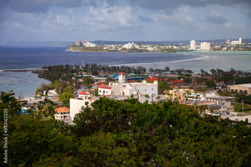 Guam, Micronesia is a beautiful tropical island with warm water ...