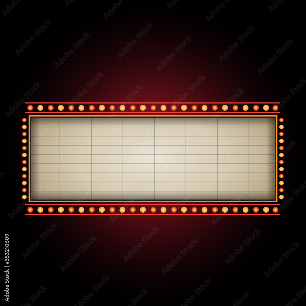 Poster Theater sign billboard frame design – Wall Art | UkPosters