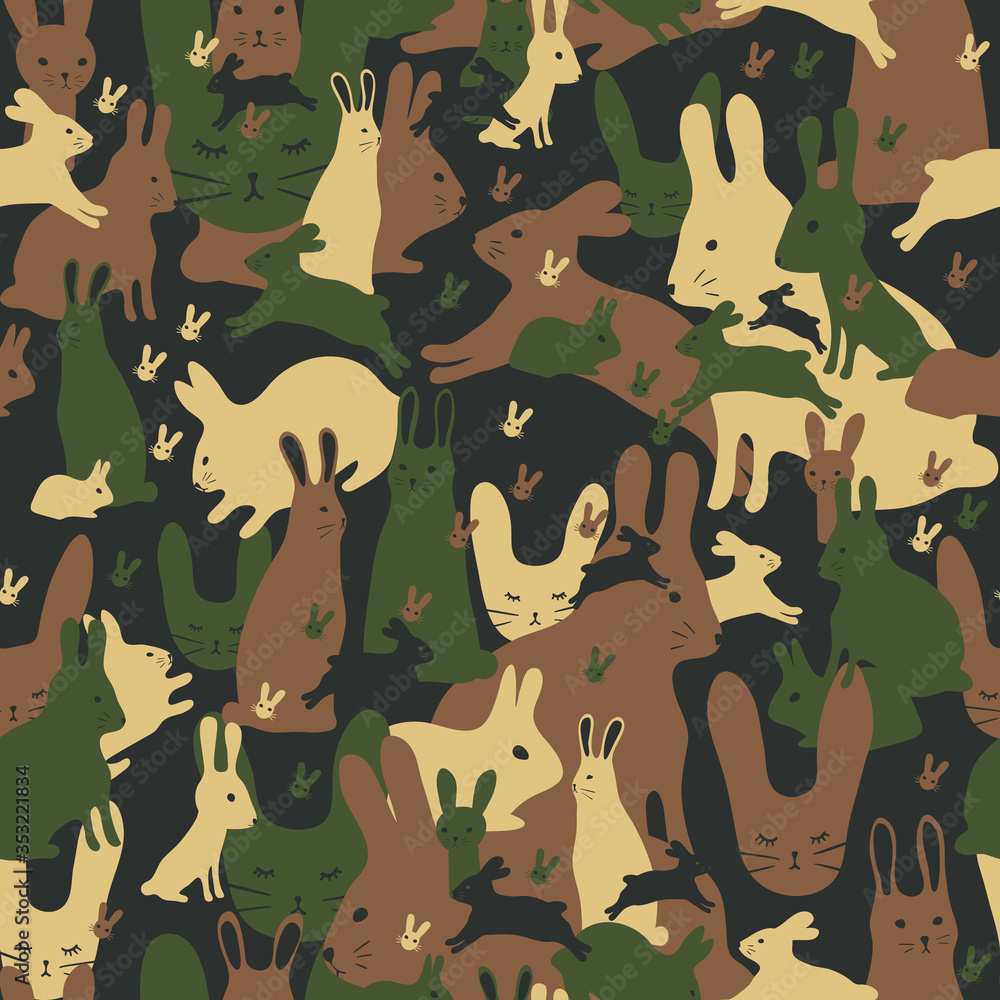 Cat Camouflage Pattern