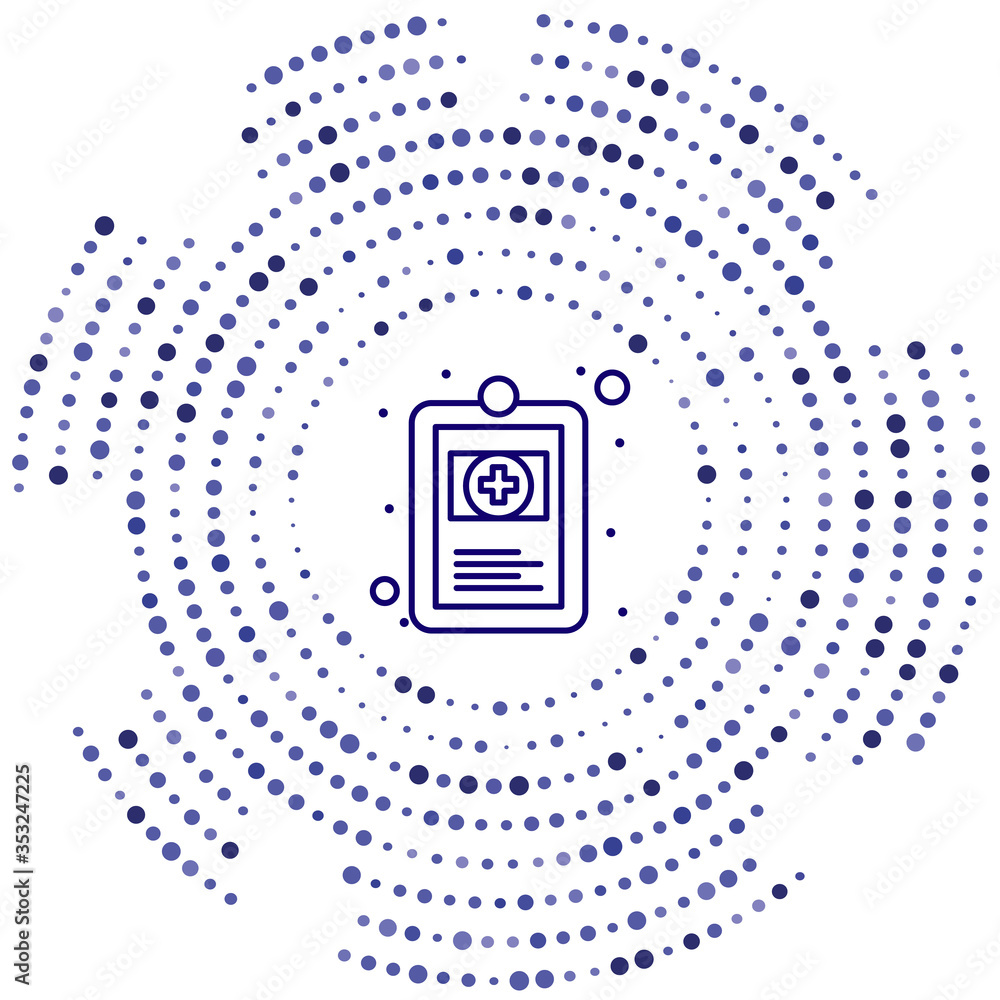 medical record vector icon. medical record editable stroke. medical ...