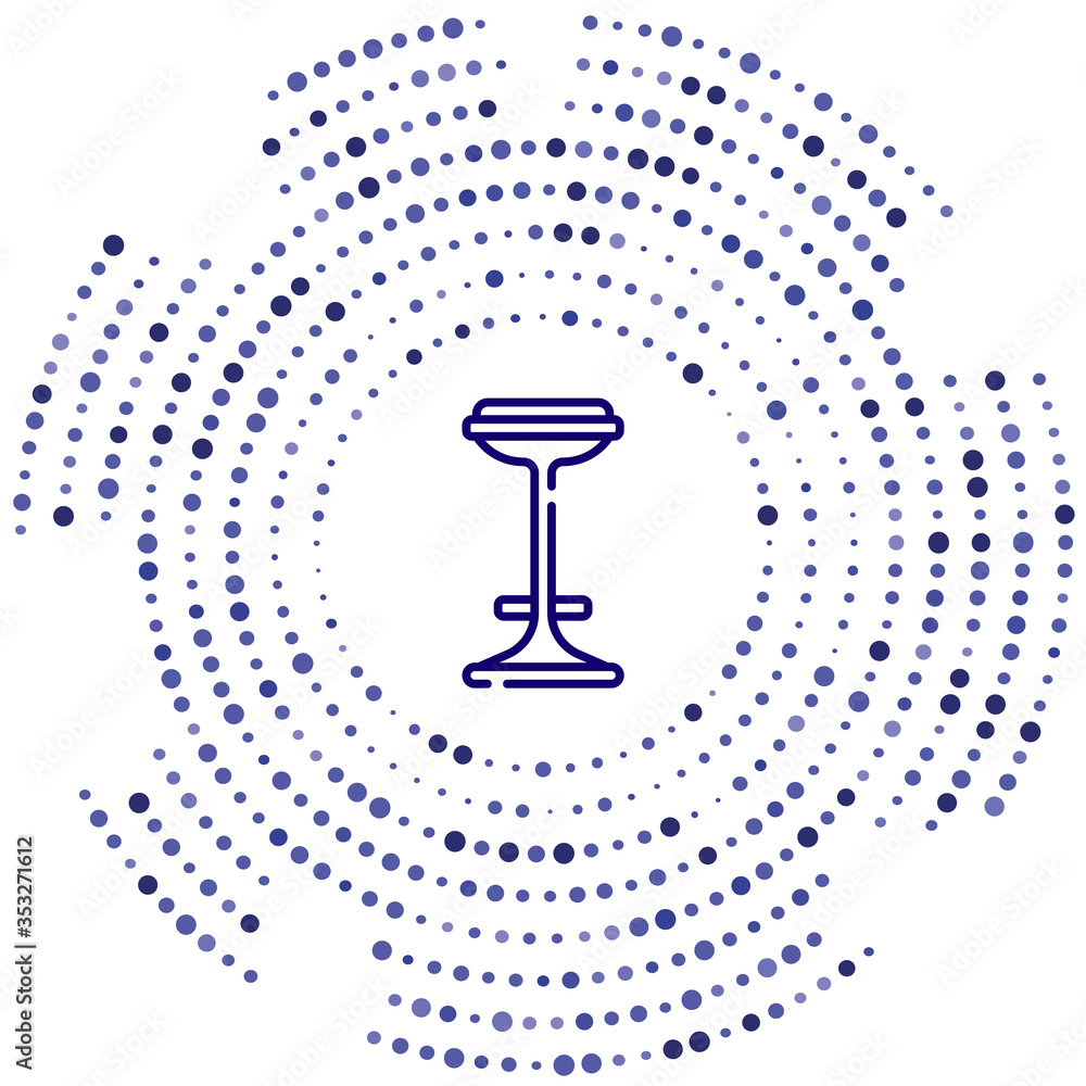 stool vector icon. stool editable stroke. stool linear symbol for use ...