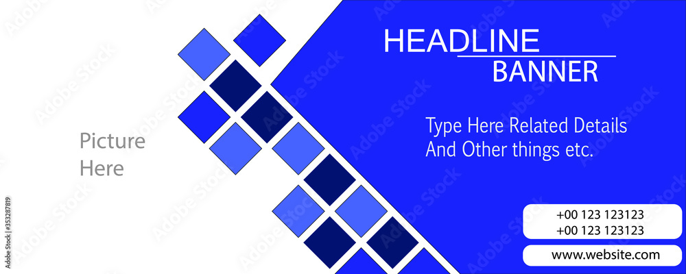 Abstract Web, Facebook banner design background or header Templates ...