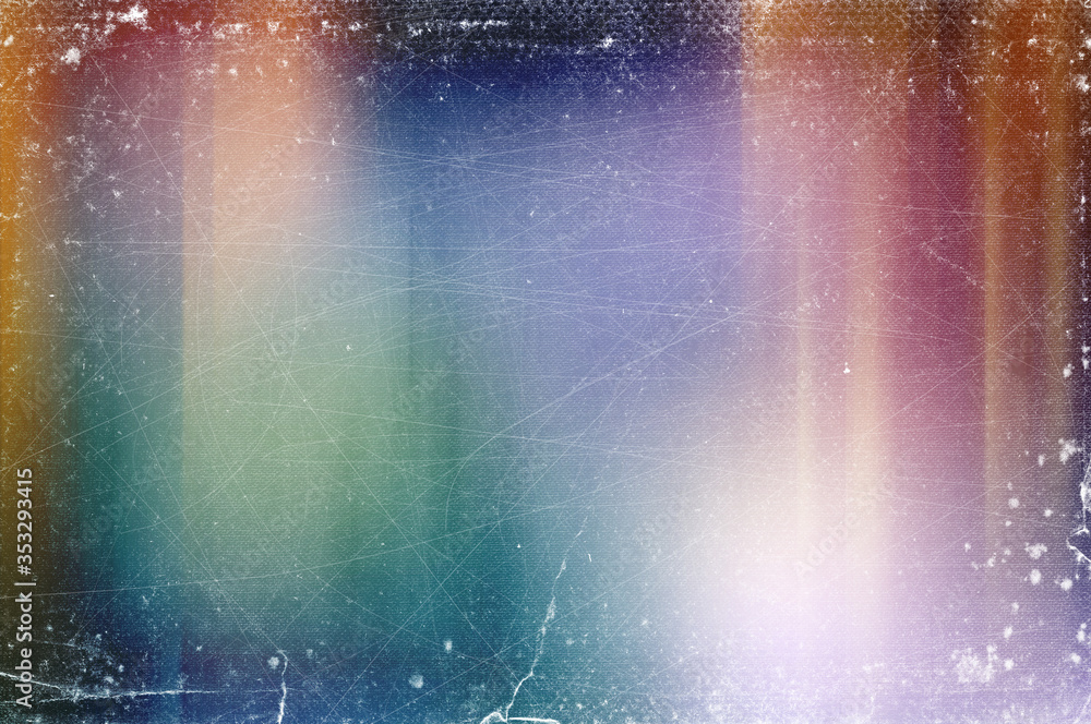 Vintage old abstract distressed blurred retro photo bokeh background ...