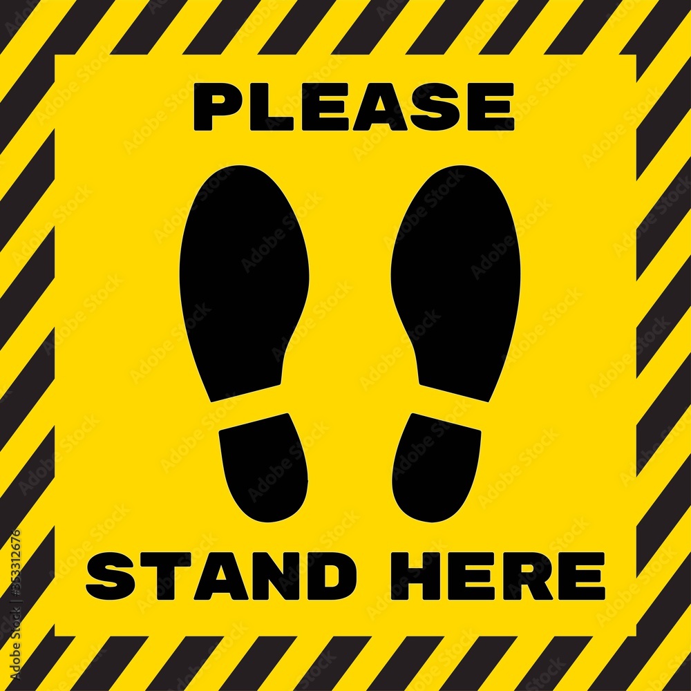 Social distancing concept for preventing coronavirus covid-19 with ...