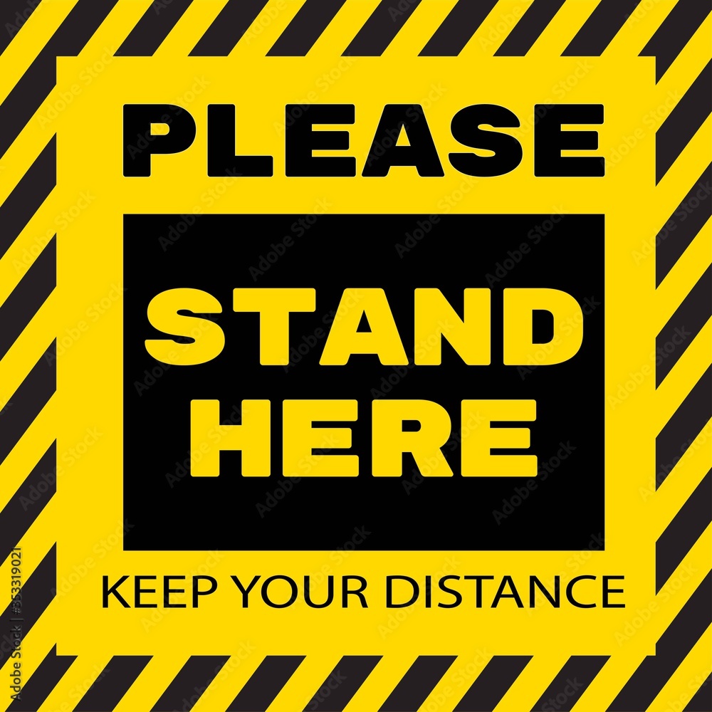 Social distancing concept for preventing coronavirus covid-19 with ...