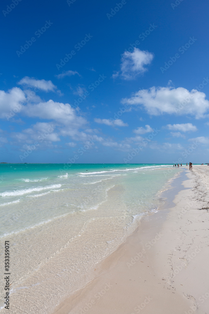 Playa Pilar one of Cubas most beautiful beaches at Cayo Guillermo on ...