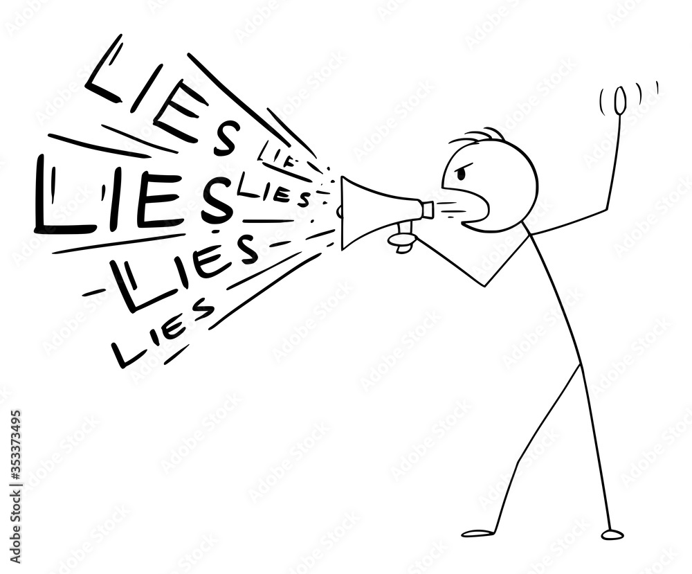Vector cartoon stick figure drawing conceptual illustration of man or ...
