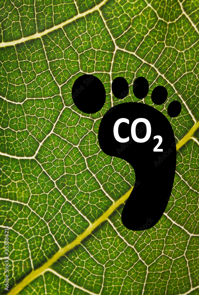 Carbon footprint, sustainable development, Stock Photo | Adobe Stock