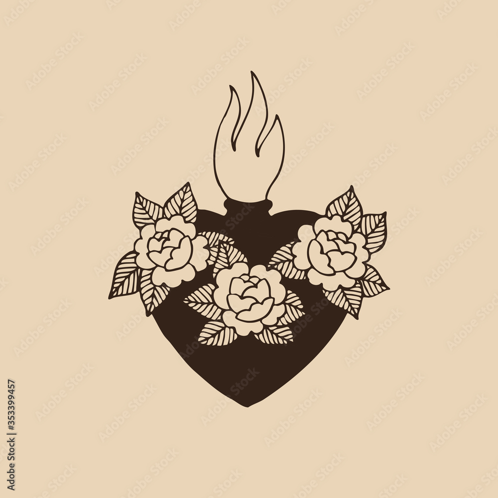 Traditional Heart Flash