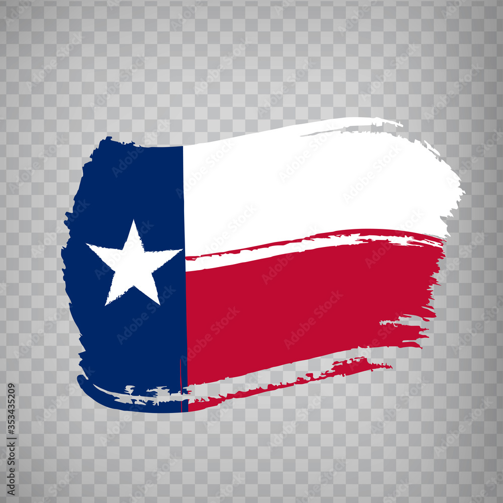 Flag of Texas from brush strokes. United States of America. Flag Texas ...