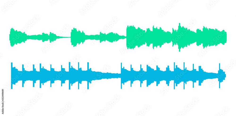 Seismogram earthquake seismic graph diagram. Seismometer or sound waves ...
