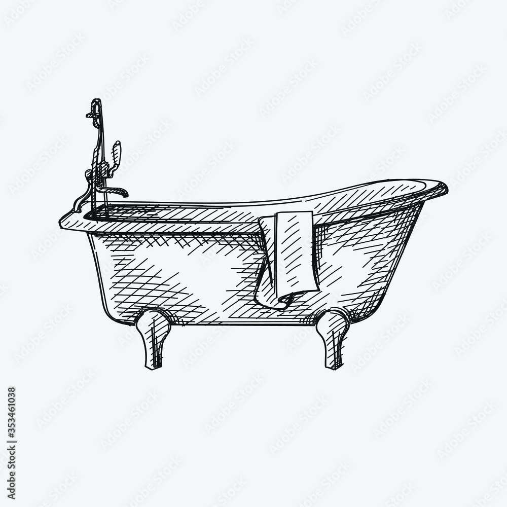 Bathtub Sketch