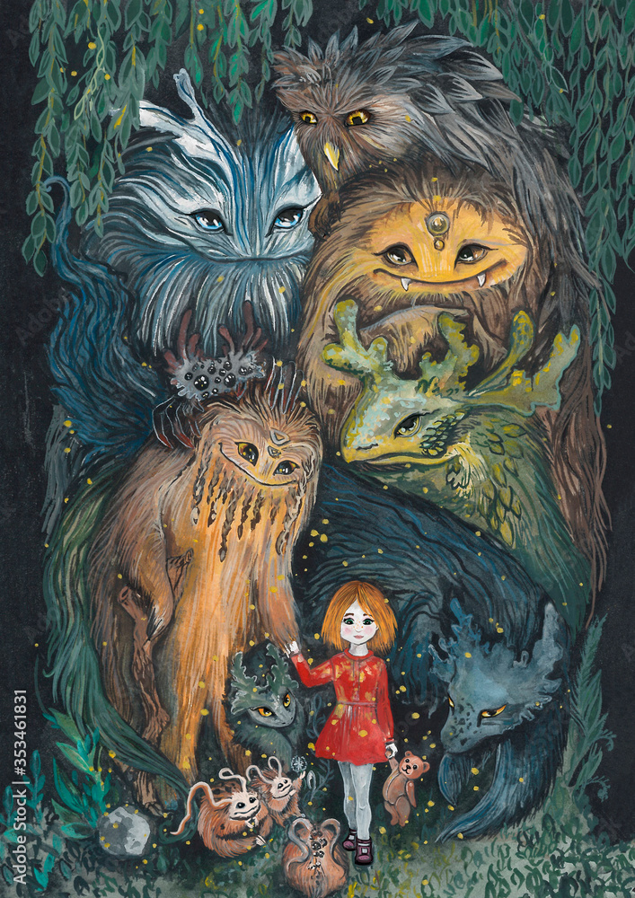 Dark Fairy Tale Illustrations