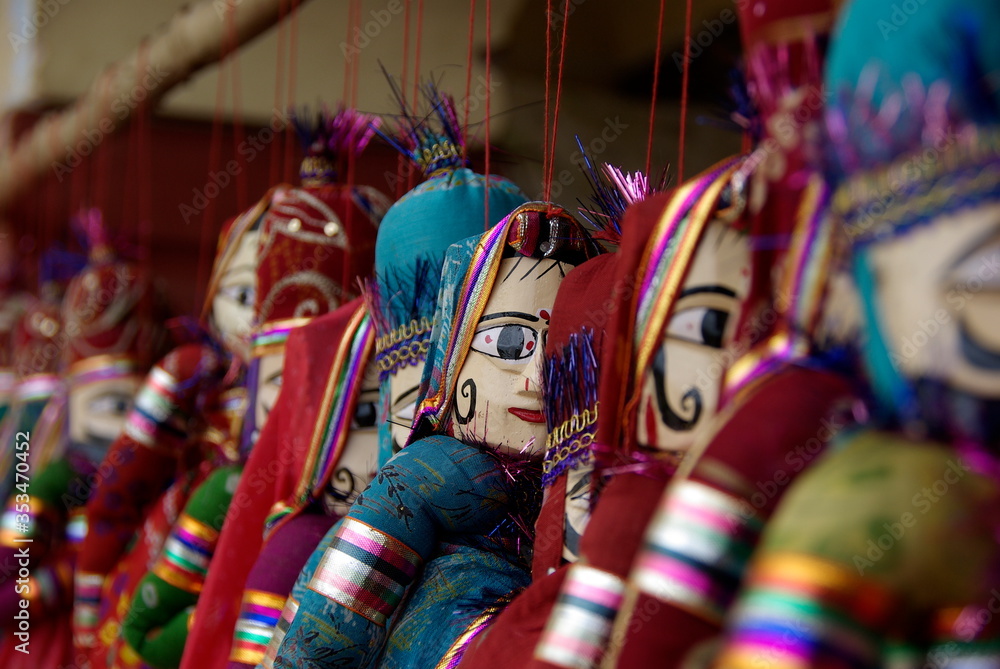 paper dolls in india market Stock Photo | Adobe Stock