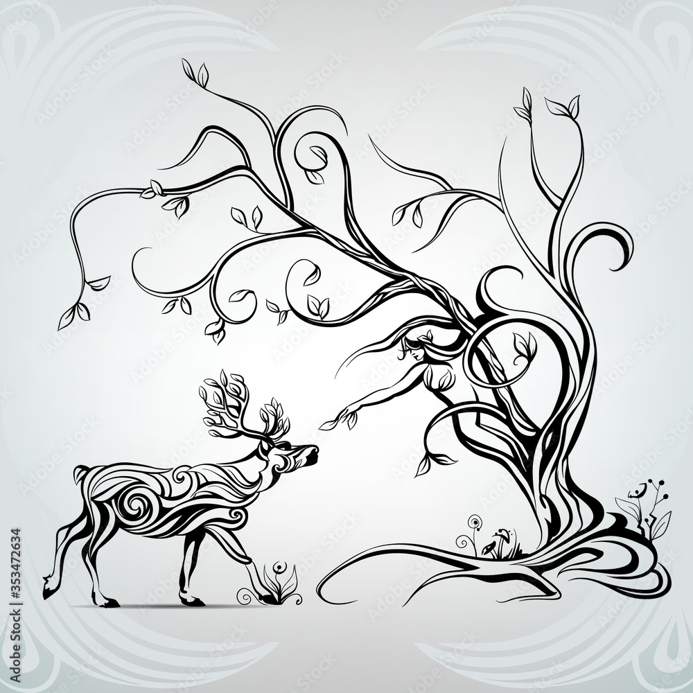 Harmony In Nature Drawing