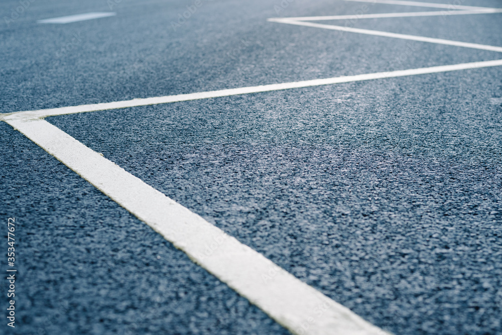 road markings on a pedestrian crosswalk. pedestrian crosswalk close-up ...