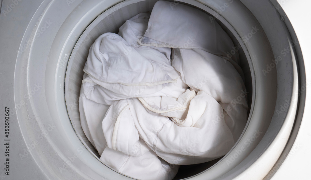 Washing machine is working Spin, Top view Blank for design.. Stock ...