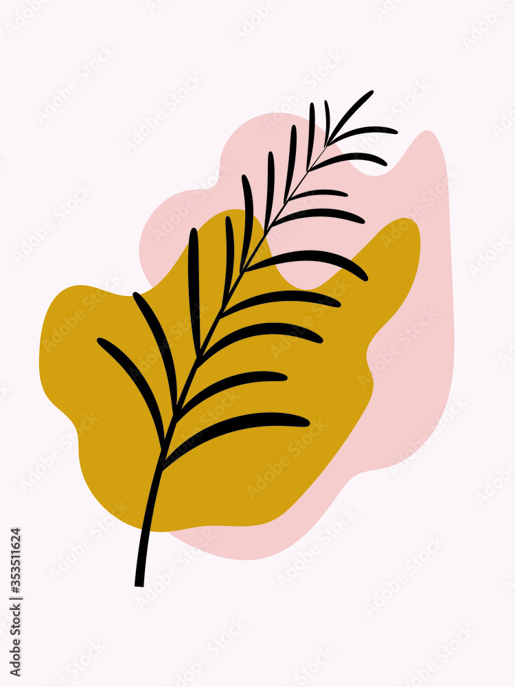 Abstract Leaf Drawings