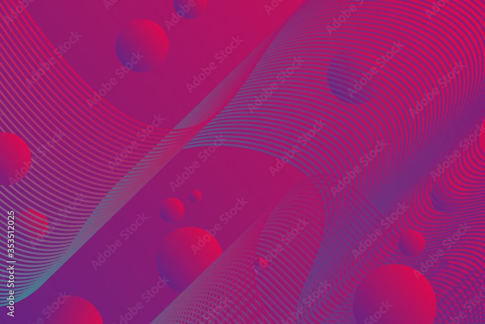 Fondo tridimensional con formas geométricas simples. Ilustración 3d ...