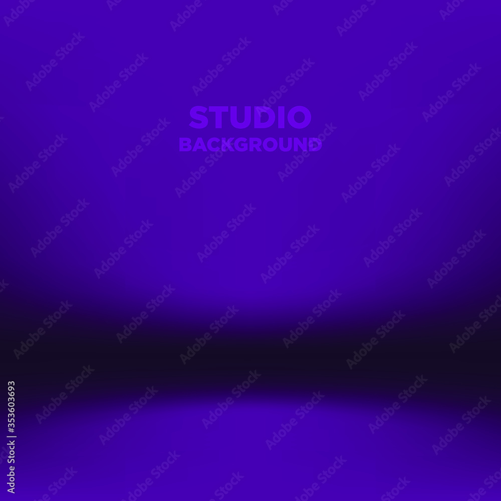 Dark Purple studio room background with spotlight gradient for premium ...