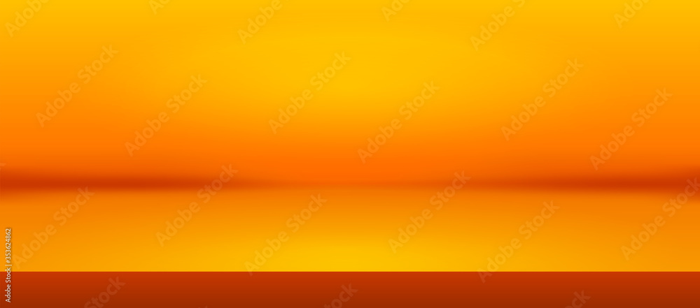 Realistic Orange Background. With well-drawn smooth gradients. Suitable ...