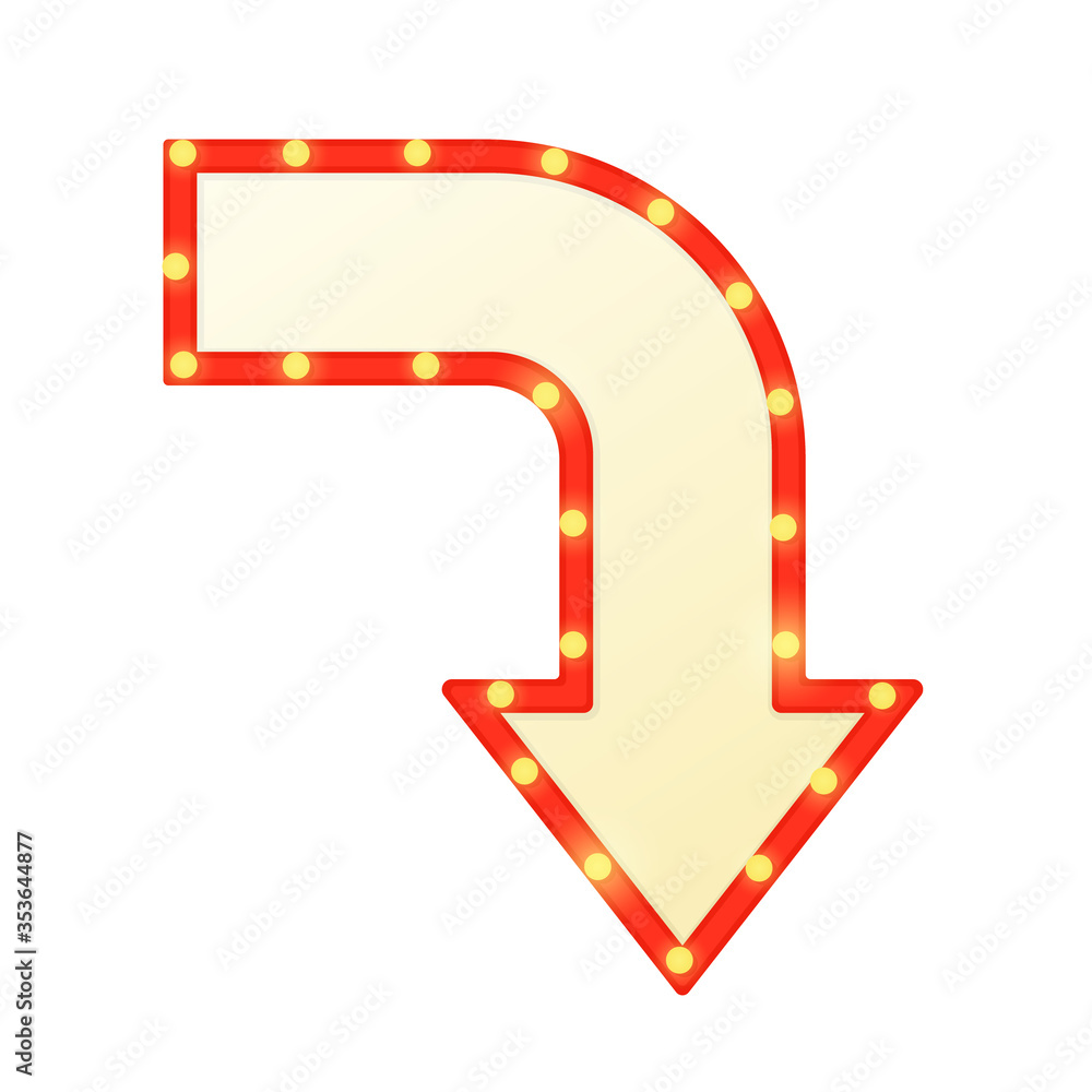 Stop Here Arrow Marquee Sign Clipart Image Isolated On White stop-here-arrow-marquee-sign-clipart-image-isolated-on-white