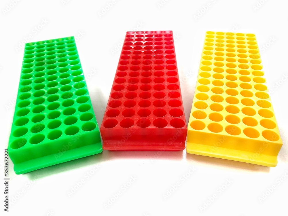 microcentrifuge rack for microbiology laboratory Stock Photo | Adobe Stock