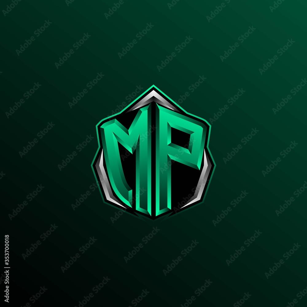Initial MP logo design, Initial MP logo design with Circle style, Logo ...