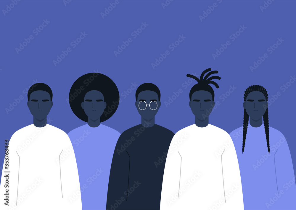 Black community a group of African people, human rights, fight racism ...