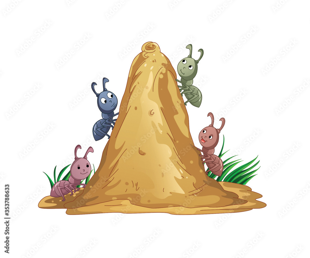 Ant House Stock Illustration Adobe Stock