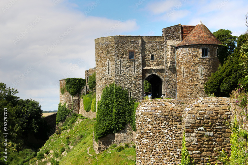 Dover Castle. The most iconic of all English fortresses commanding the ...