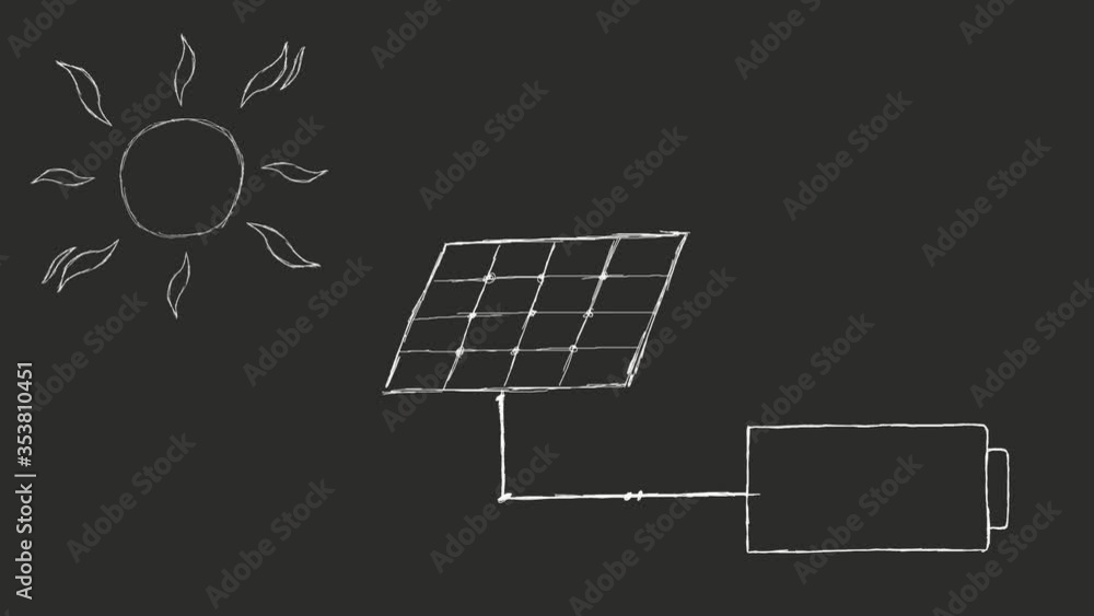 Photovoltaic power station. Alternative to conventional energy. The ...