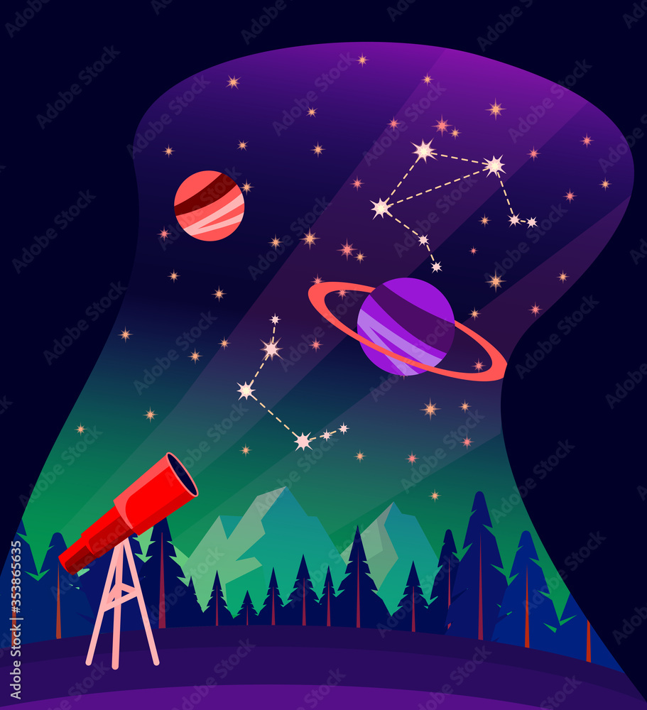 Astronomy or astrology. Explore stars, planetary, galaxy and horoscope ...