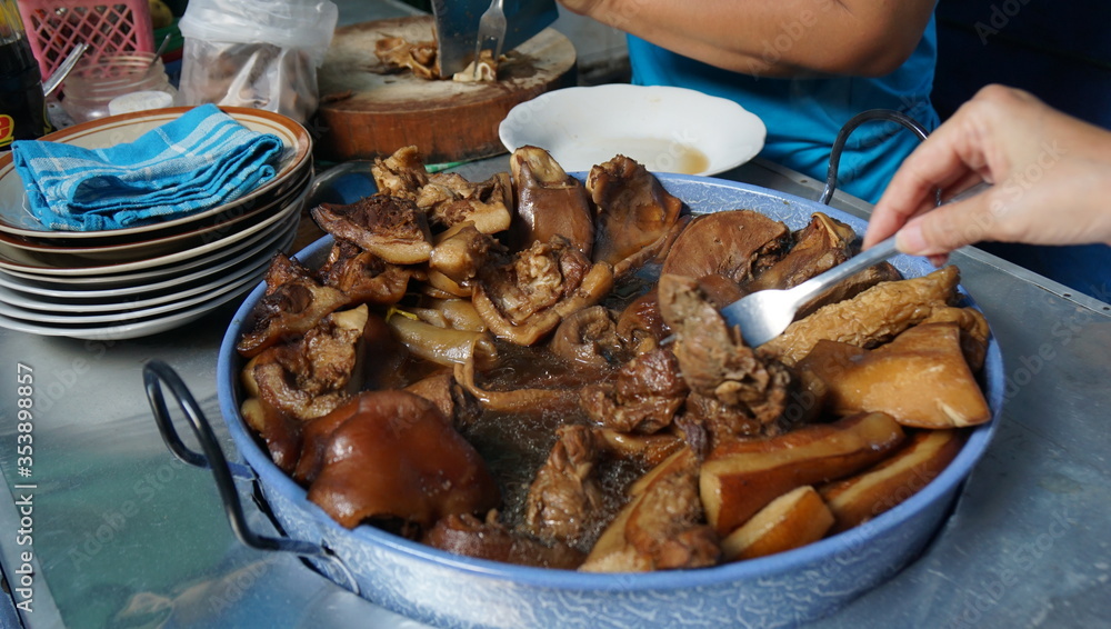 Sekba or bektim is a Chinese Indonesian pork offals stewed in mild soy ...