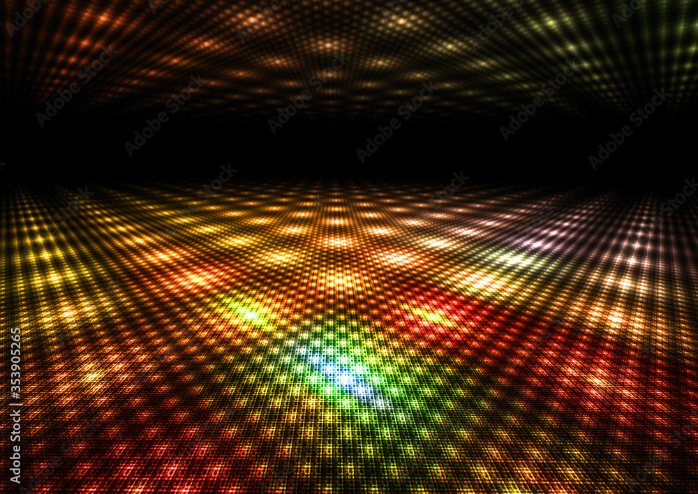 Abstract Colorful Dance Floor Background Texture Stock Illustration ...